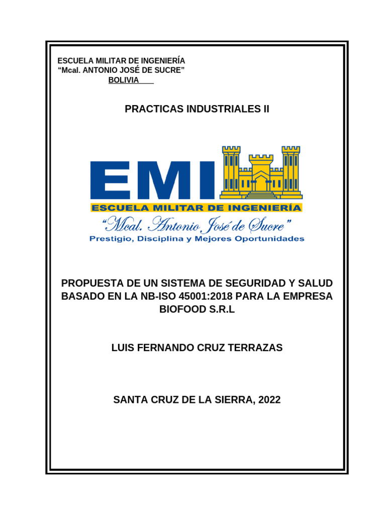 Trabajo Dirigido Final Cruz Terrazas Luis Fernando Marco Practico 1ro y ...