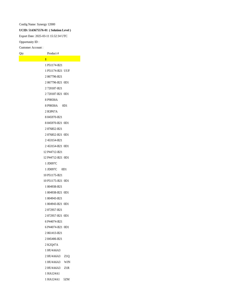 HPE Synergy 12000 Configuration Details | PDF | Computer Architecture ...