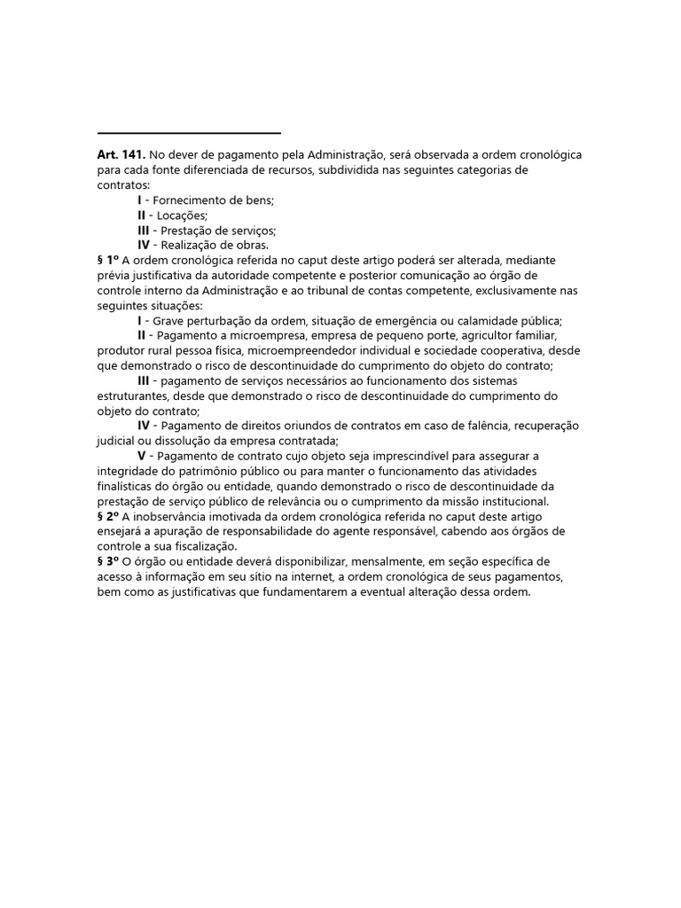 Artigo - 141 - Da - Lei - 14.133 2021 | PDF