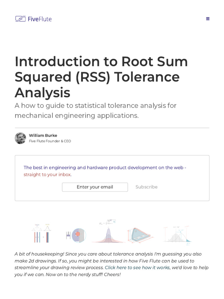 RSS Tolerance Intro | PDF | Engineering Tolerance | Variance