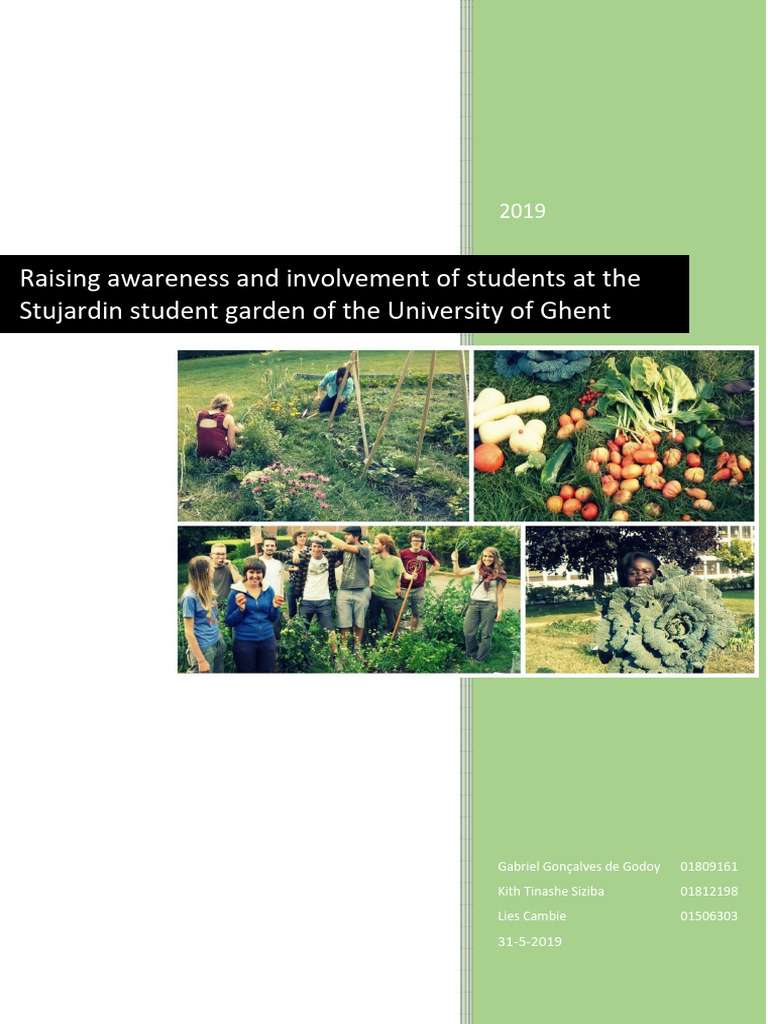 Student Garden Involvement | PDF