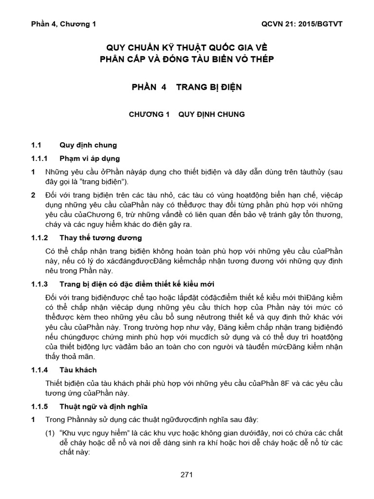 Quy Chu NK THU TQU Cgiav Phân C PVÀ Óng Tàu Bi NV Thép | PDF