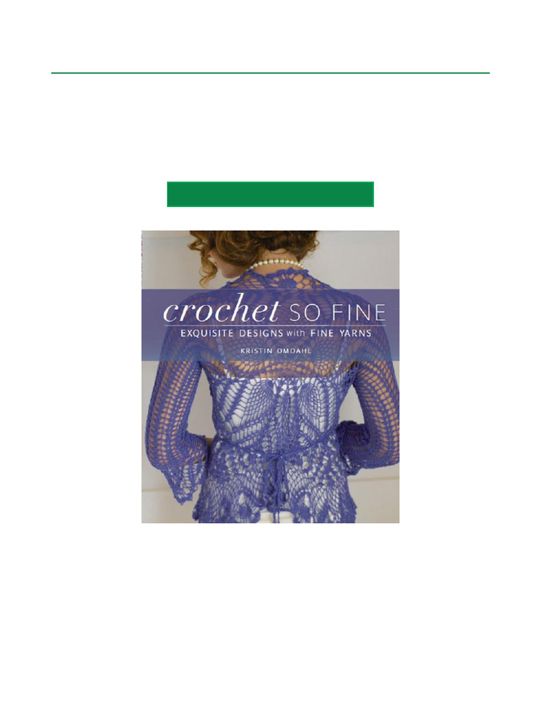 Exclusive Own Crochet So Fine Exquisite Designs With Fine Yarns Premium ...