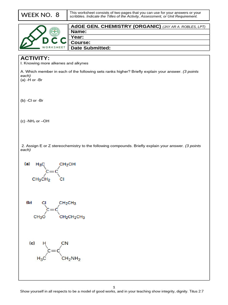 Work Sheet 8 AdGE | PDF