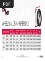 Wheel Seal Cheat Sheet | PDF