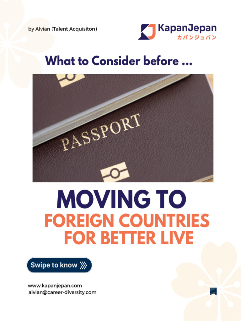 What To Consider Before Moving To Foreign Countries | PDF
