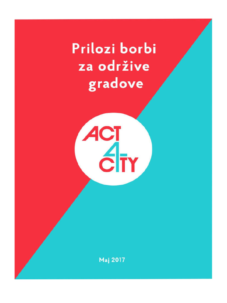 Prilozi Borbi Za Odrzivi Grad 1 | PDF
