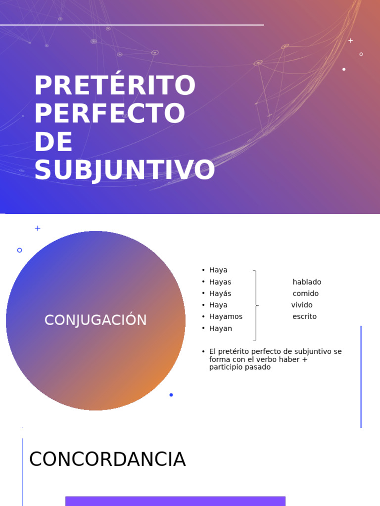 Pretérito Perfecto de Subjuntivo | PDF