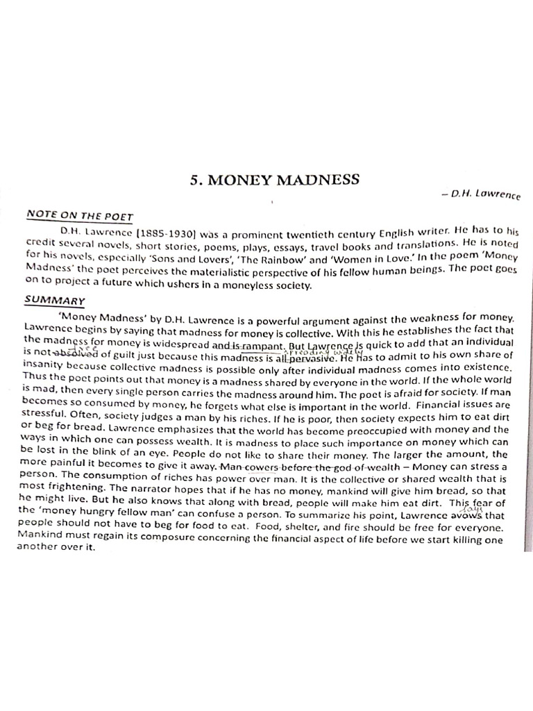 Money Madness | PDF