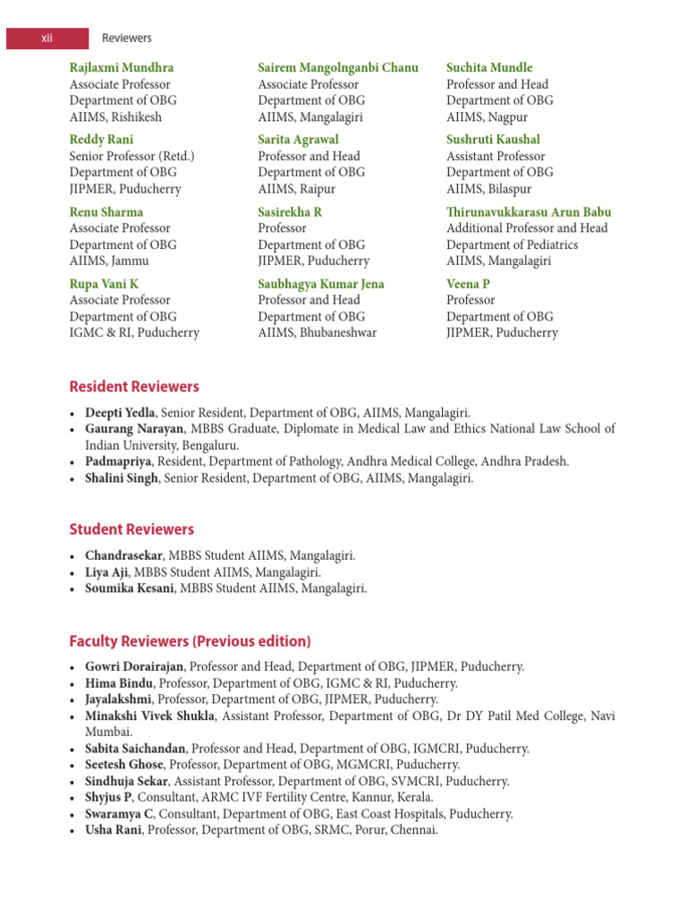 Clinical Obstetrics and Gynecology 2e Sharmila - Split - 13 | PDF ...