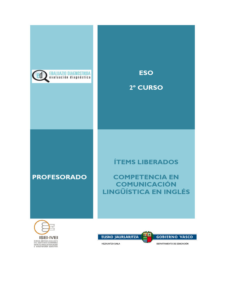 Item-liberatuak_DBH2_Ingelesa_irakasleak_cas_4 | PDF | Comunicación | Aprendizaje