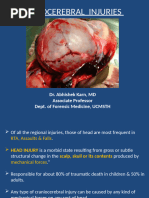 Blunt and Sharp Force Injury Classifications | PDF | Medical ...