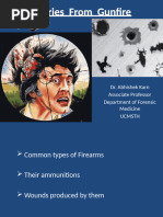 Forensic Analysis of Gunshot Wounds | PDF | Cartridge (Firearms) | Gun ...