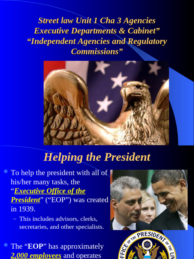 Street Law Unit 1 Agencies Ppt | PDF | United States National Security ...