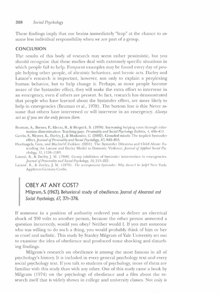 AP Psych Social Psych Unit 14 Milgram Experiment Obey at Any Cost Study ...