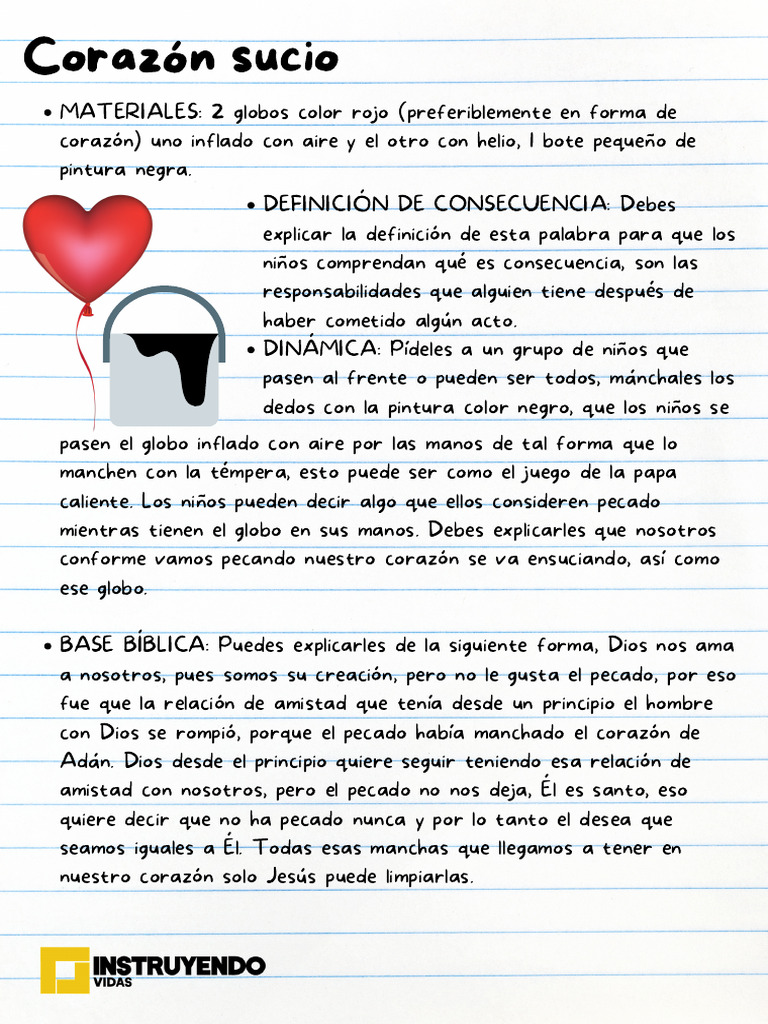 Corazón Manchado y Su Restauración | PDF