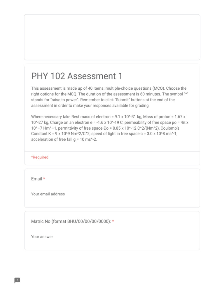 Chong Phy 102 Test 2 Other Class 1 Pdf Electric Field Electron