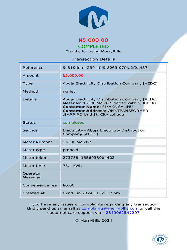 Nepa Bill For Factory 02-06-2024 | PDF