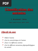 Anomalies des globules rouges en hématologie | PDF | Globule rouge | Anémie