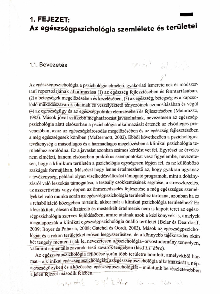 Urban Robert Eg Pszich 1. Fejezet | PDF