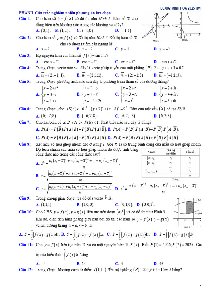 Hdg-De 002-Minh Hoa 2025-HVT | PDF