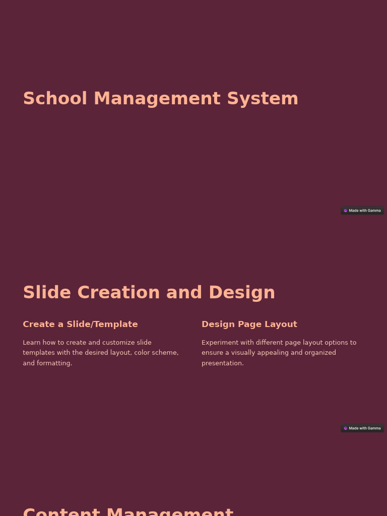 School Management System | PDF | Page Layout | Microsoft Excel