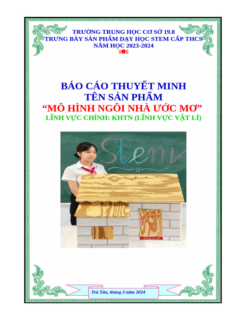 4 BC SAN PHAM STEM KHTN 7 - 23 - 24 3b16f | PDF