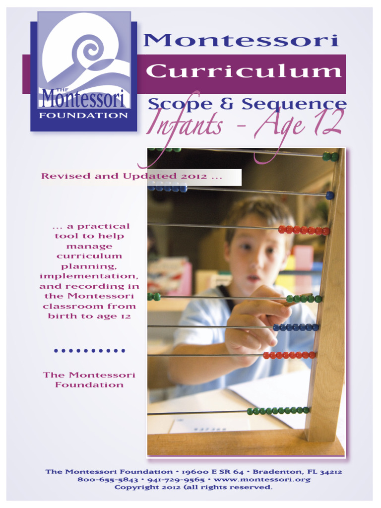 Ebook Montessori Curriculum Scope and Sequence | PDF | Montessori ...
