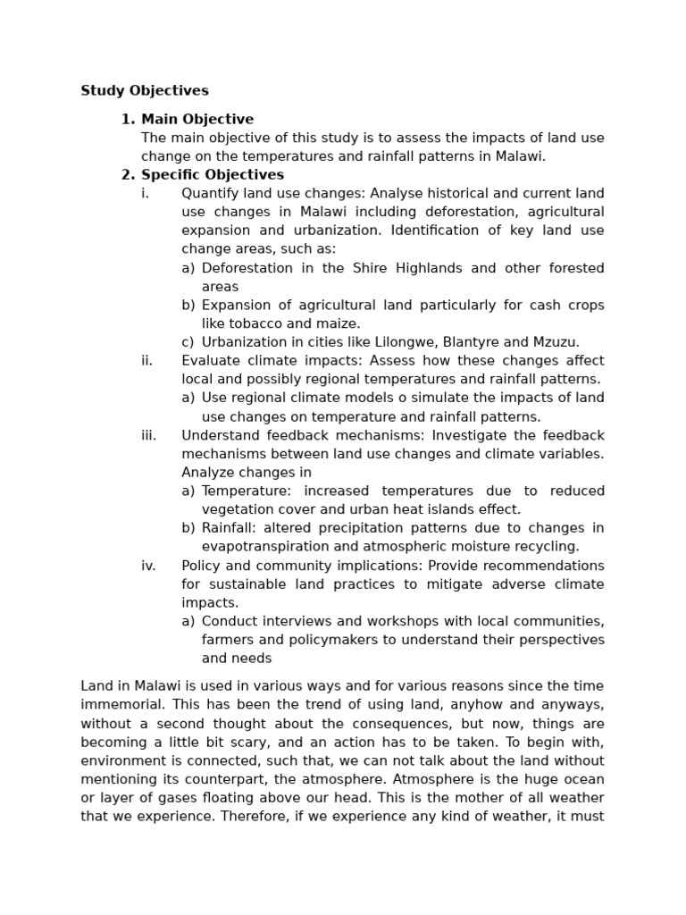 ASSESSING THE IMPACTS OF LAND USE CHANGE ON THE TEMPERATURES AD ...