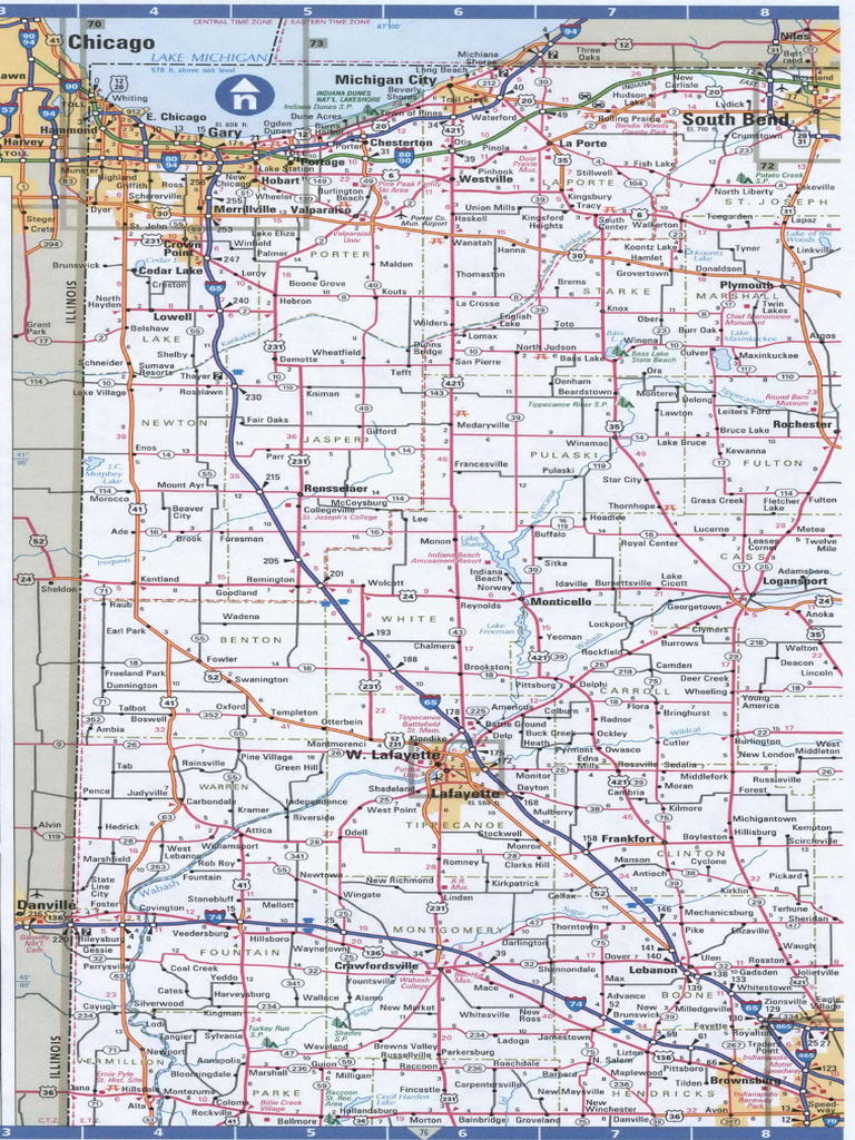 Indiana Road Map | PDF