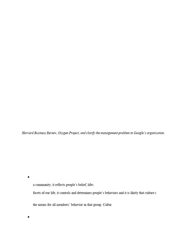 Ojsadmin, Influential Article Review - GOOGLE Cultural Evaluation, Leadership and Governance ...