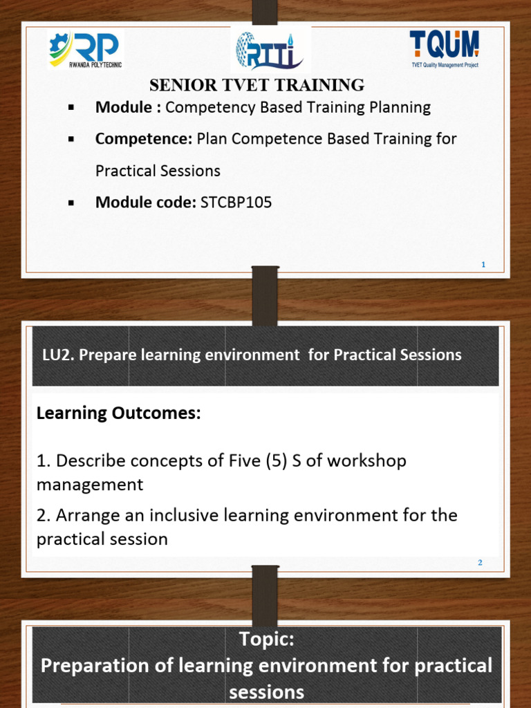 Plan Competence Based Training For | PDF | Learning | Procedural Knowledge
