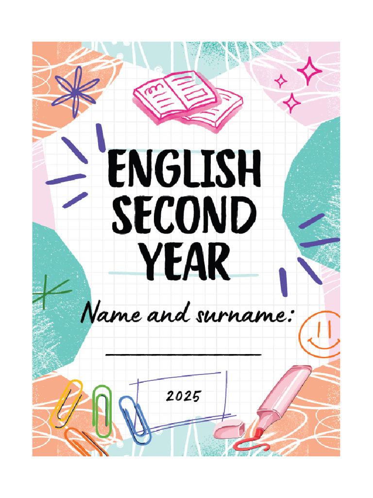 Cuadernillo de Ingl-S de Segundo A-O A y B 2025 | PDF | Lingüística