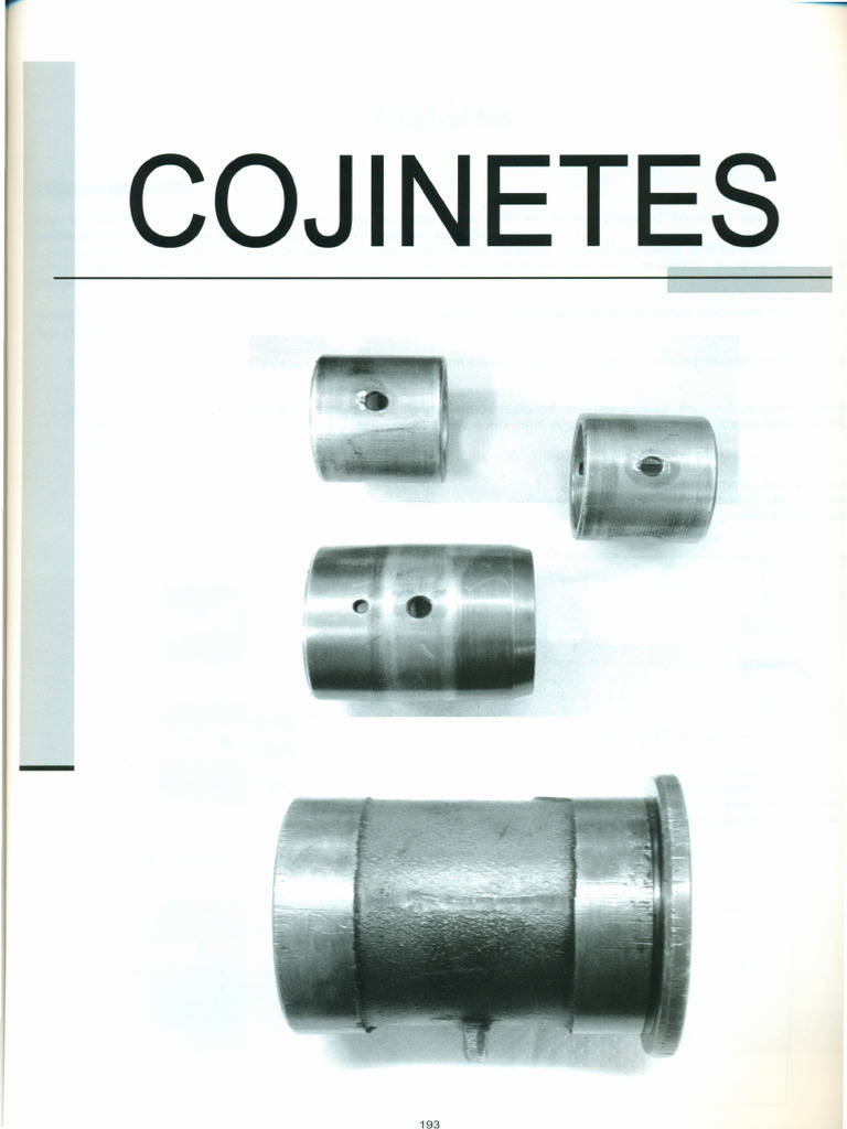 Cojinetes Autolubricados y Elásticos | PDF | Rodamiento (Mecánico) | Eje