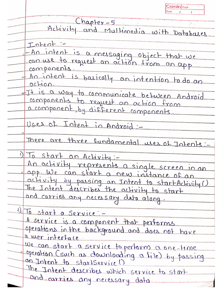 MAD Notes Chapter5 | PDF