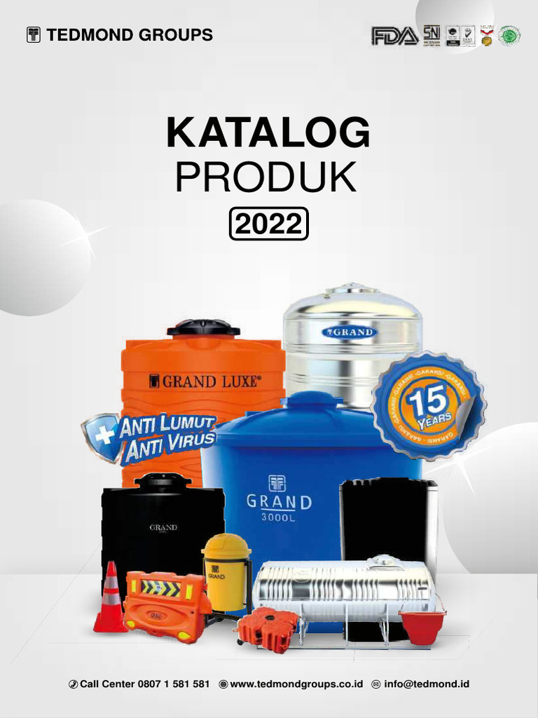 Katalog Tangki Air Tedmond 2022 | PDF