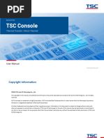TSC Console User Manual | PDF | Computer File | Printer (Computing)