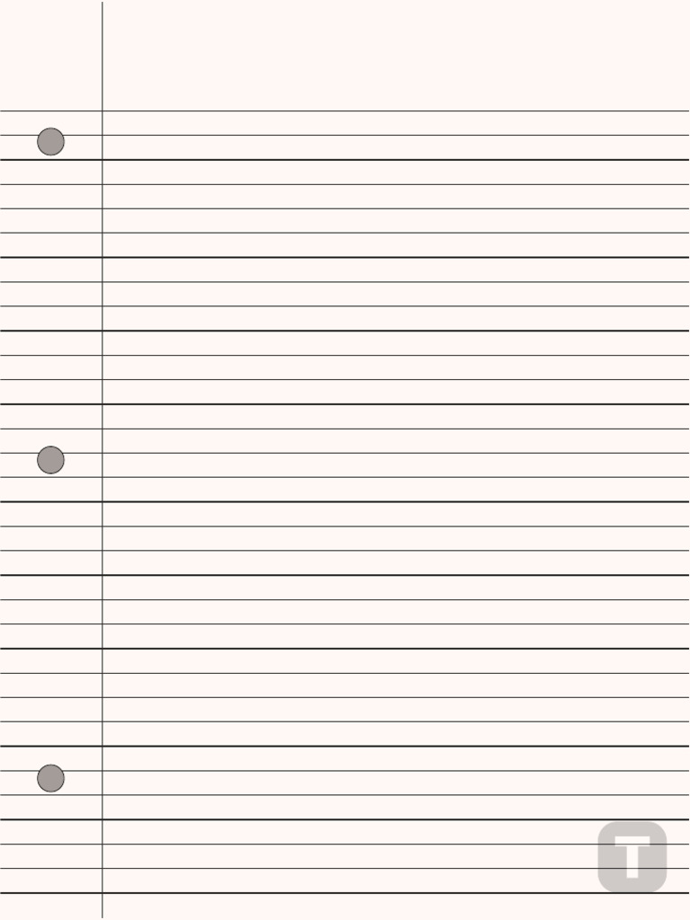 College Ruled Paper Template | PDF