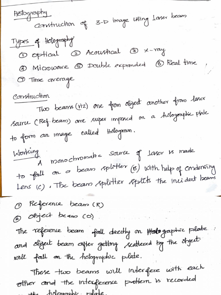 3D Beam Types and Optical Properties | PDF