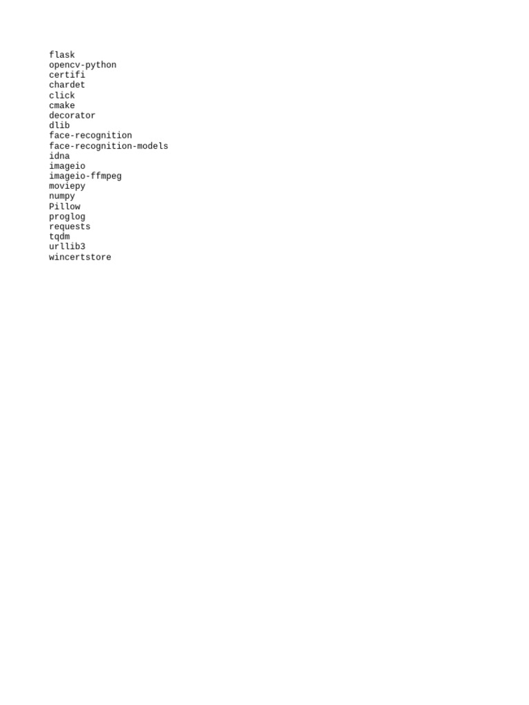 Requirements | PDF