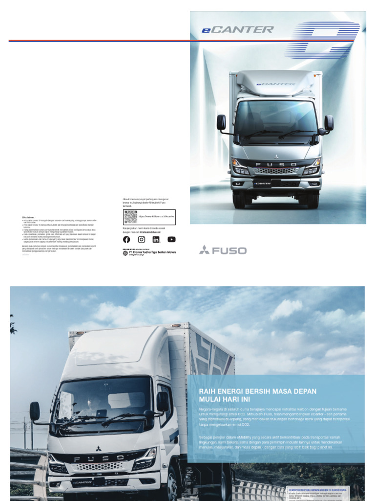 Fuso ECanter Brochure 2024 Compressed | PDF