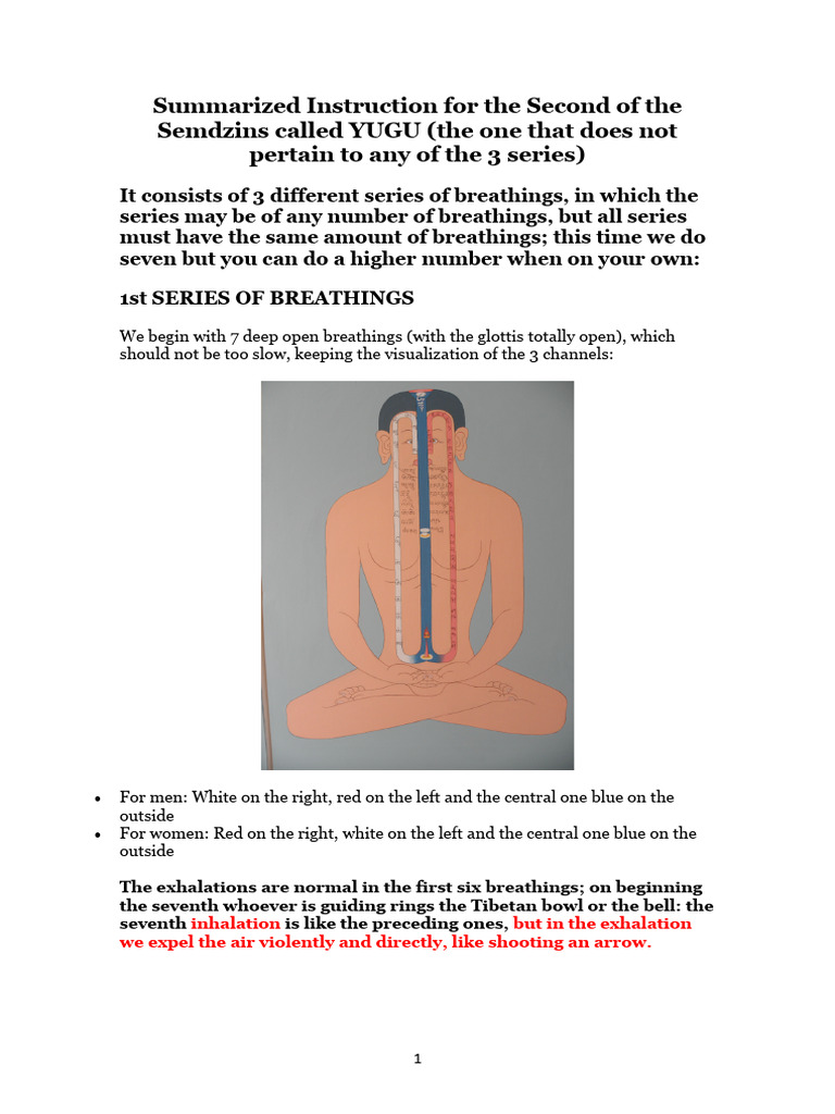 YUGU Breathing Techniques Guide | PDF | Nondualism | Śūnyatā