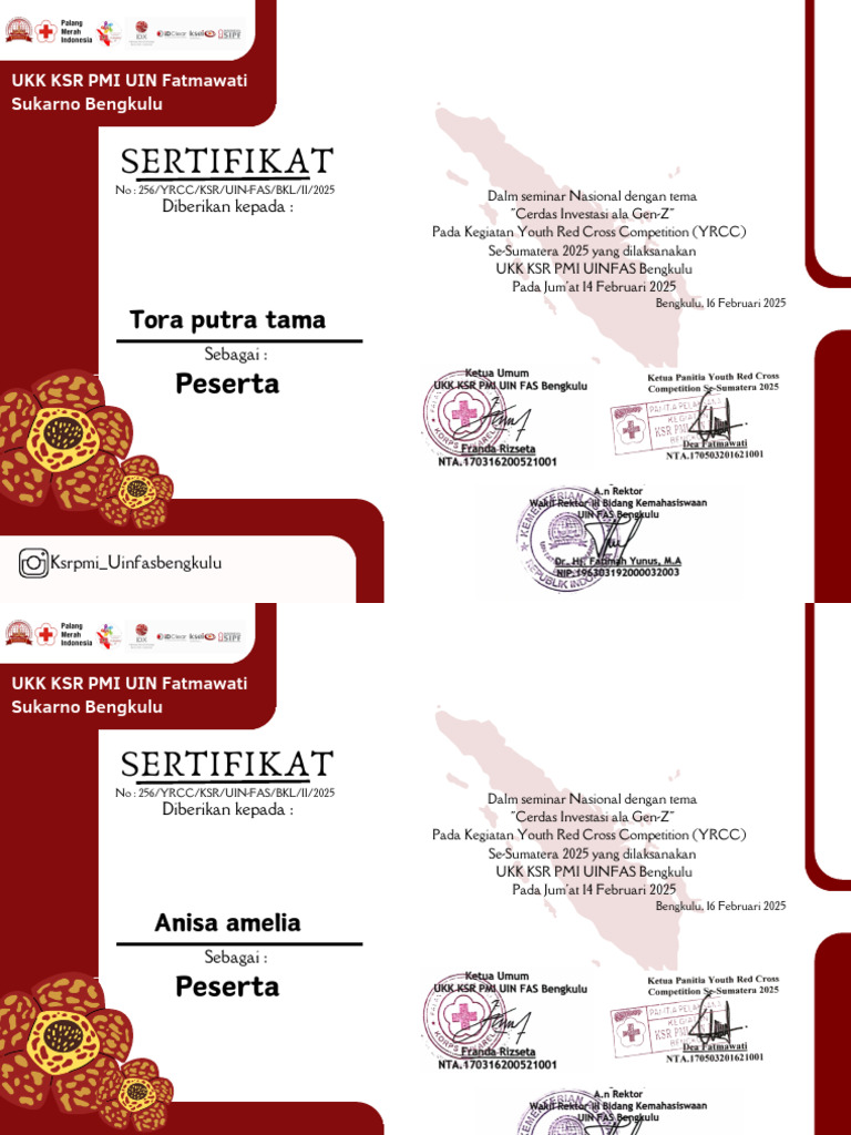 Sertifikat Idx 1 | PDF