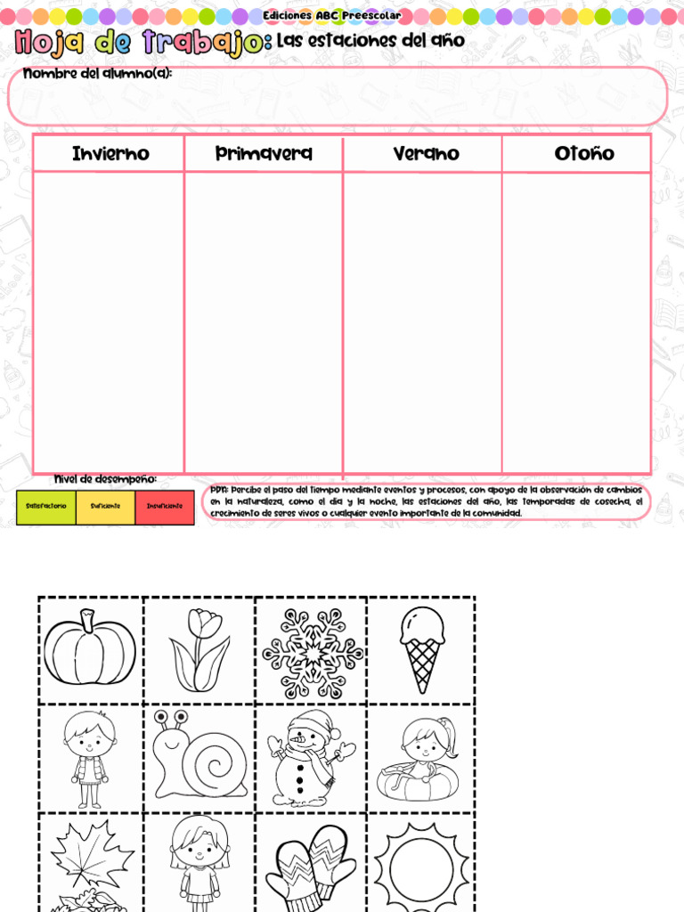 Las Estaciones Del Año | PDF