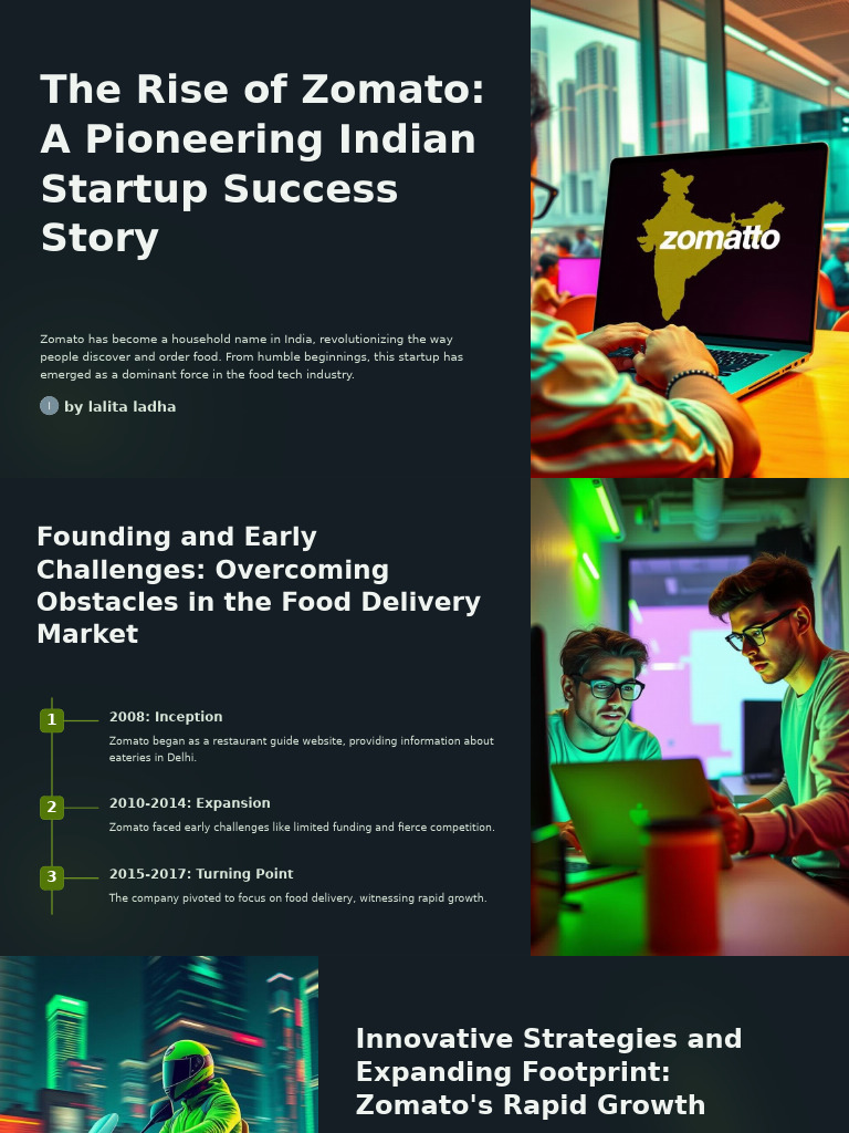 Zomato: India's Food Tech Success Story | PDF | Economies