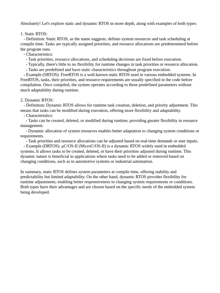 Embedded Individual Assignment | PDF | Scheduling (Computing) | Embedded System