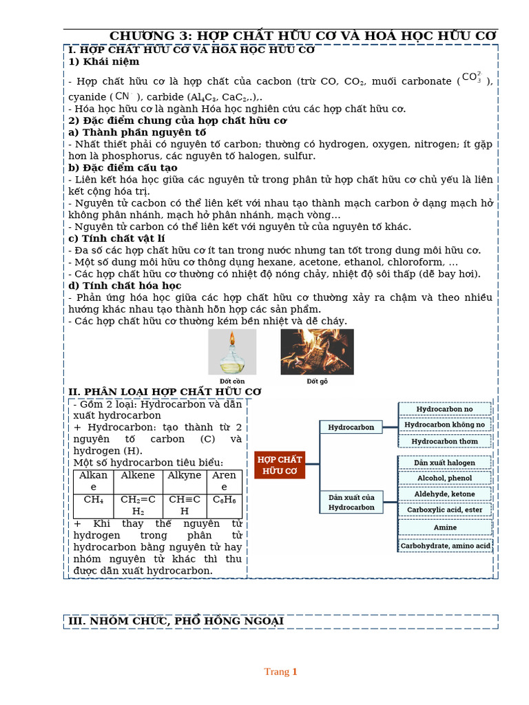 LY THUYET VA BAI TAP HOP CHAT HUU CO 41124 | PDF