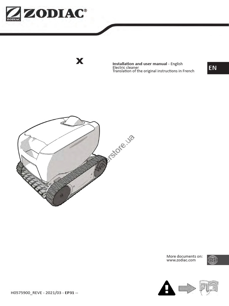 Zodiac Tornax Gt3220 Rt3200 | PDF | Power Supply | Safety