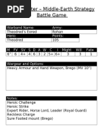 MESBG List Builder (2024 Edition) | PDF | Cavalry | Military