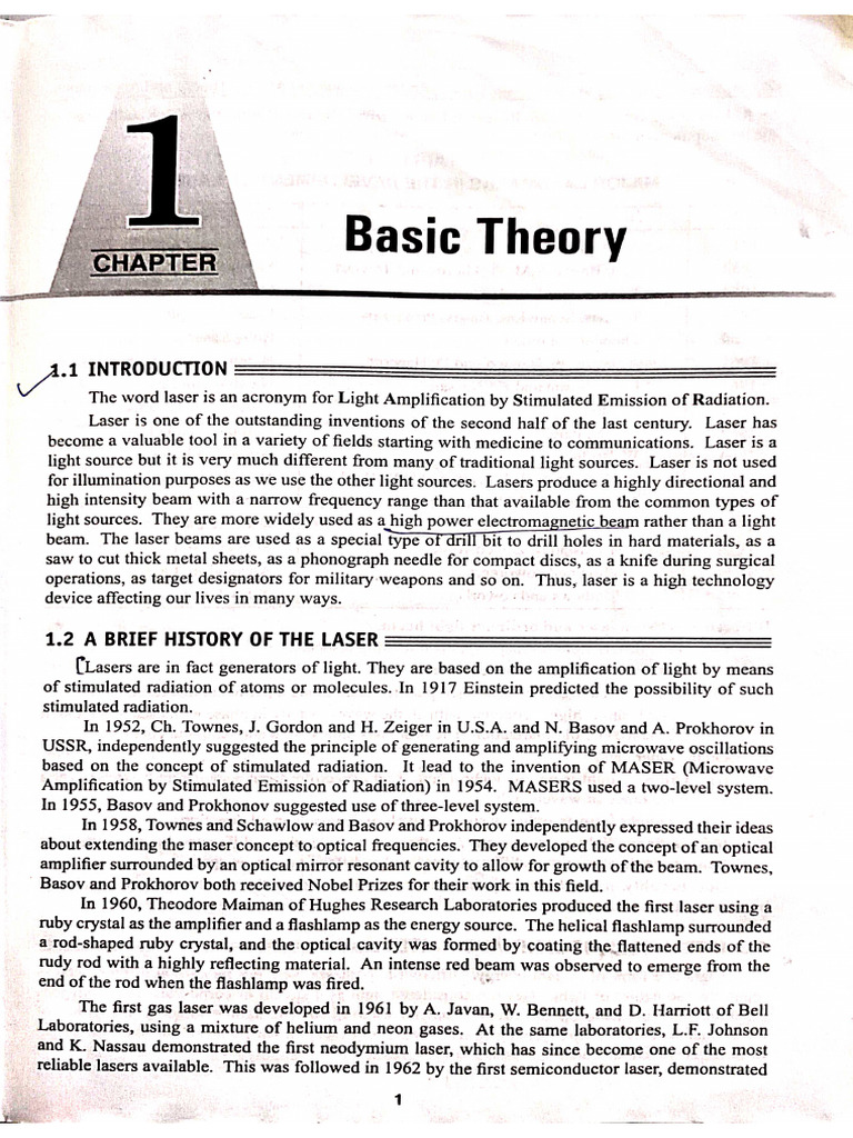 Applied Optics LASERS | PDF